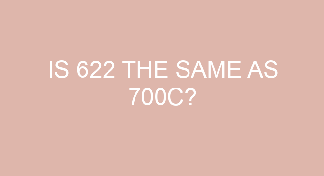Is 622 The Same As 700c is-622-the-same-as-700c