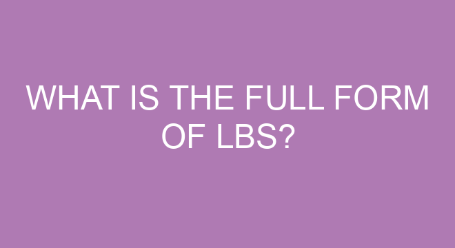 What is the full form of lbs? – eScootersAndParts.com