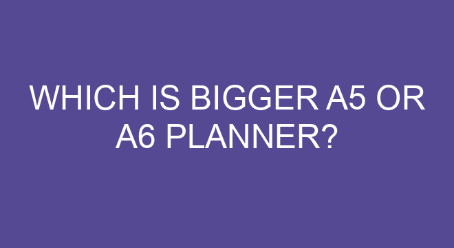 Which Is Bigger A5 Or A6 Planner which-is-bigger-a5-or-a6-planner